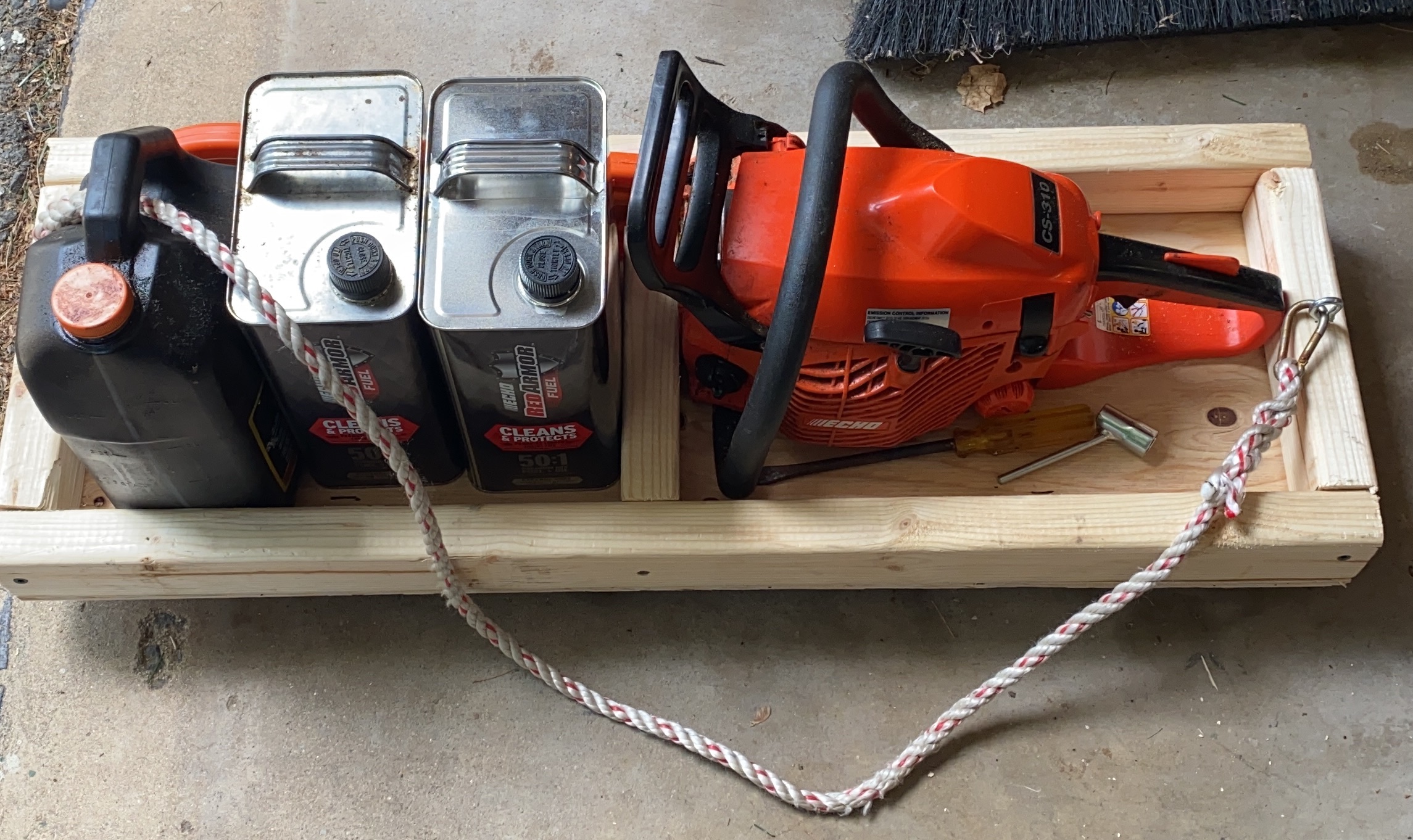 Chainsaw Caddy – Modern Anachronist